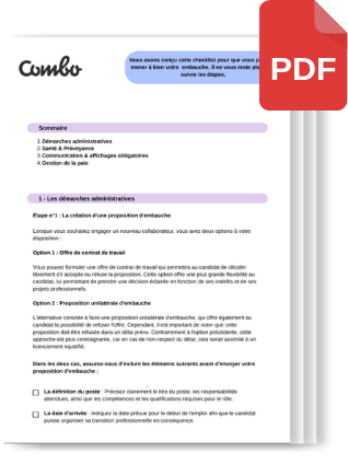 Liste des documents obligatoires lors de l’embauche